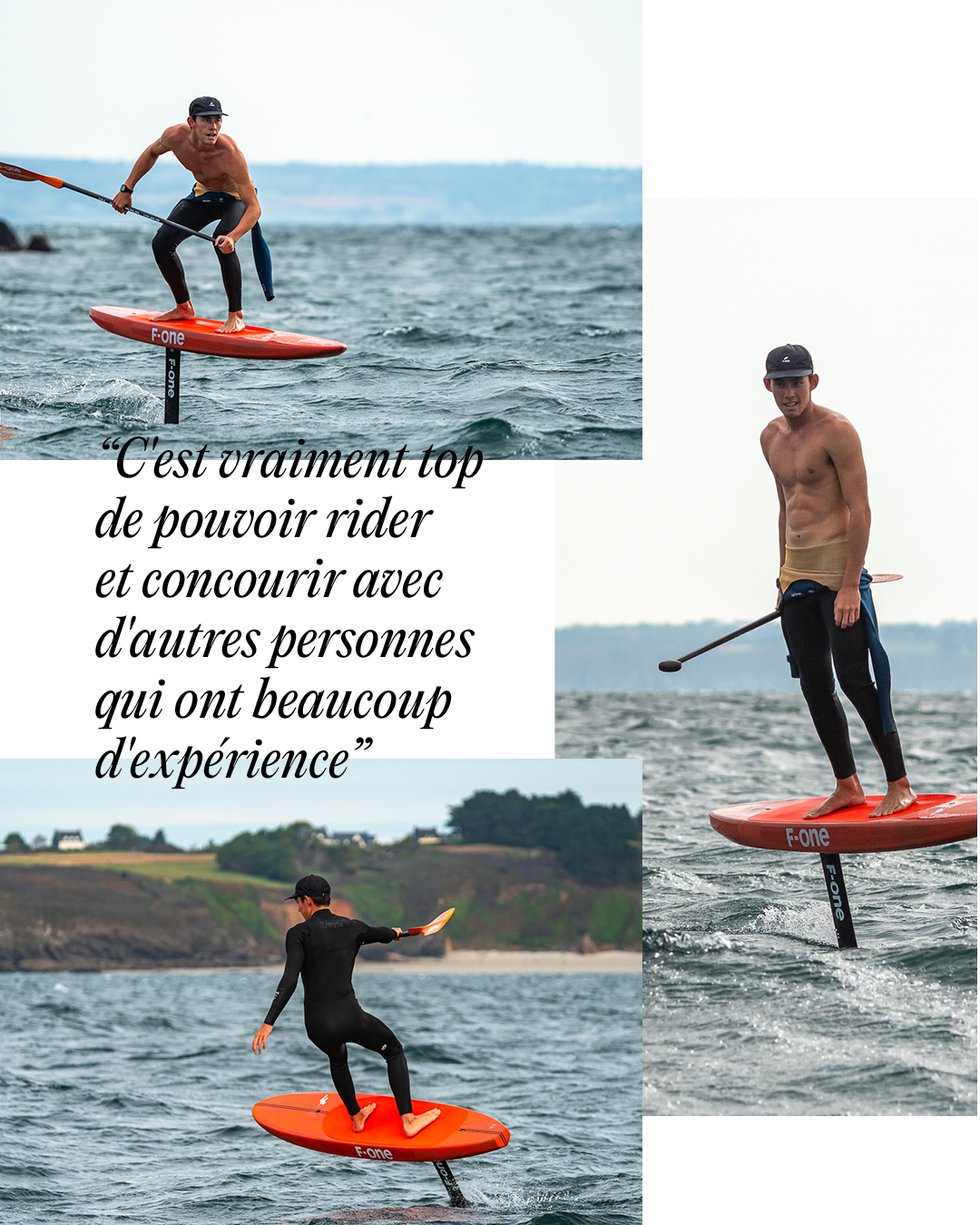 Jack Ho 3ème de l’Open de France de Downwind Foil - F-ONE